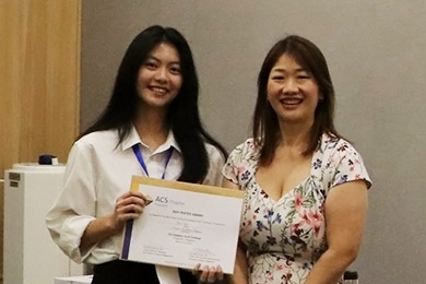 Chemical Engineering student received Best Poster Award at ACS ...