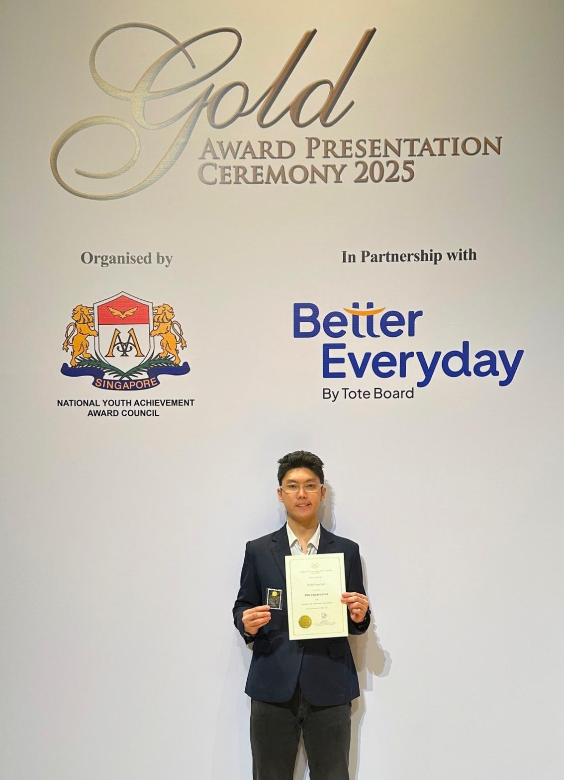 EEE Student Wins National Youth Achievement (NYAA) Gold Award | SP