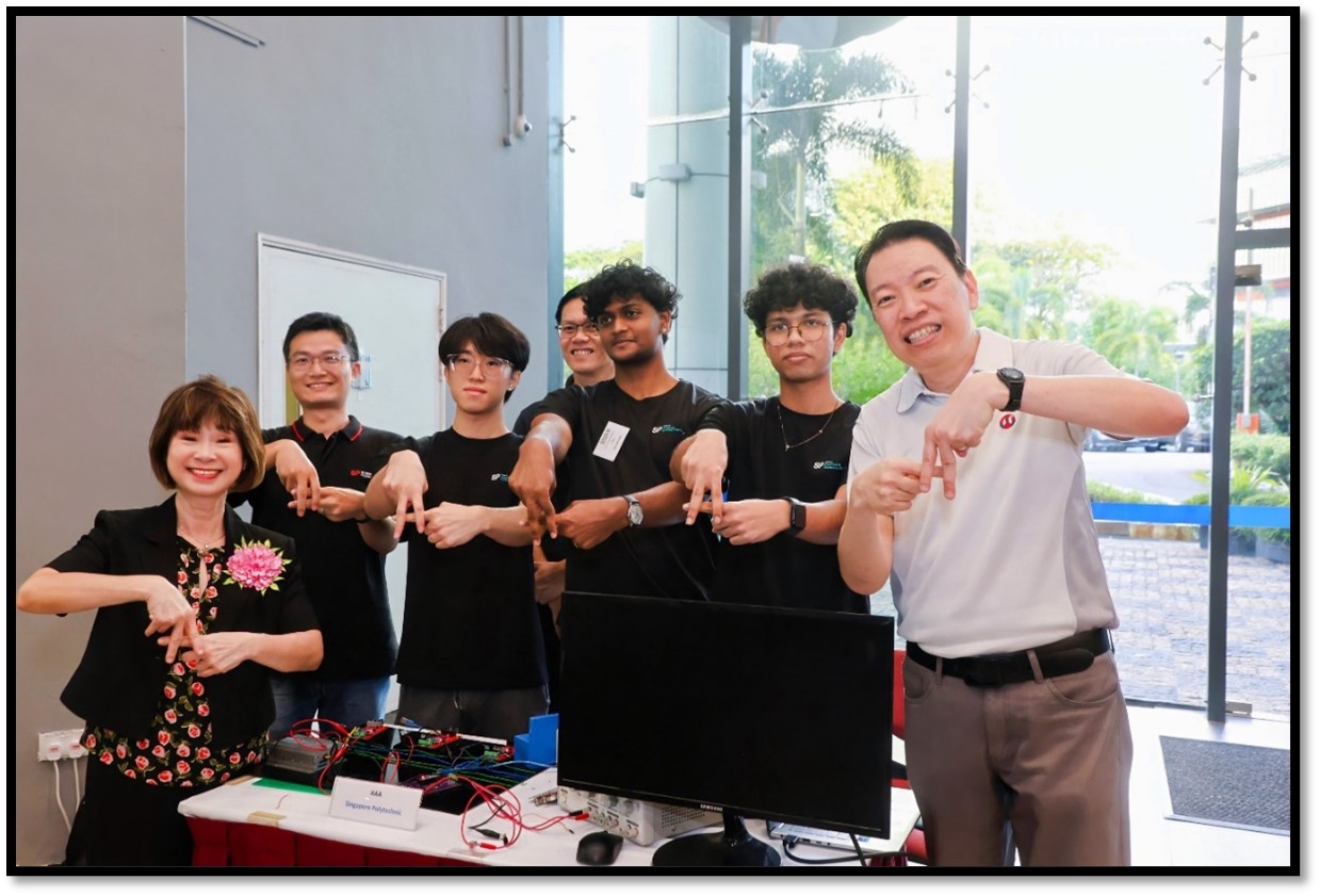 EEE team won Ist Runner-Up at Singapore BusTech Grand Challenge 2024 | SP